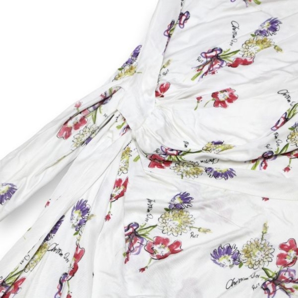 Dior | Dresses | Christian Dior Paris Rare Beautiful Floral Logo ...